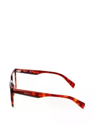 Liu Jo Tortoiseshell-effect Square-frame Glasses