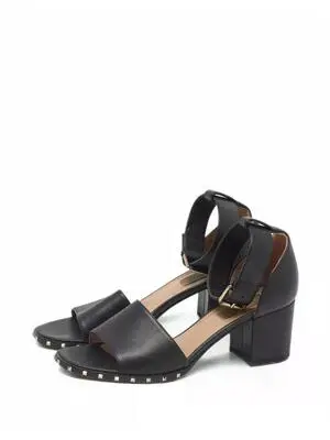 Valentino Garavani Soul Rockstud Ankle-strap Sandals - Black