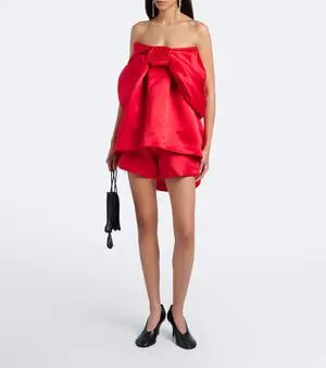 Simone Rocha Bow-detail Satin Top