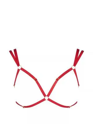 SCANDALE Parure Signature Open Bra - Red