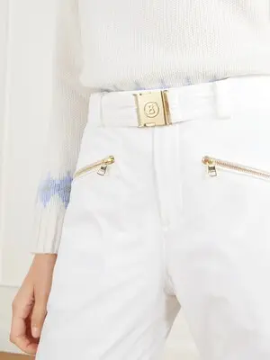 Bogner Franzi-t Belted Stretch-fabric Flared Ski Pants
