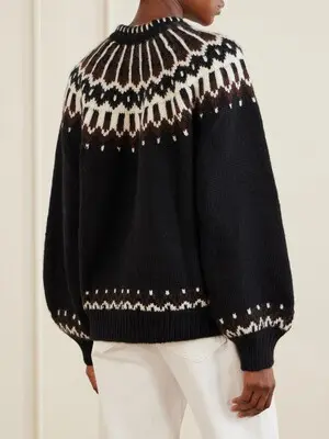 DÔEN Field Fair Isle Wool-blend Sweater