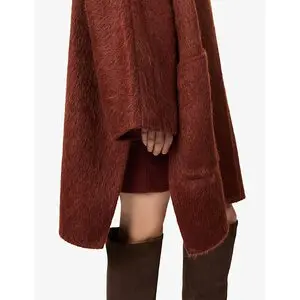 Max Mara Cape Alpaca And Wool Coat