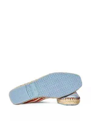 Paul Smith Blue And Mix Up Stripe Espadrilles