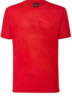 BILLIONAIRE Statement Embroidered-logo T-shirt