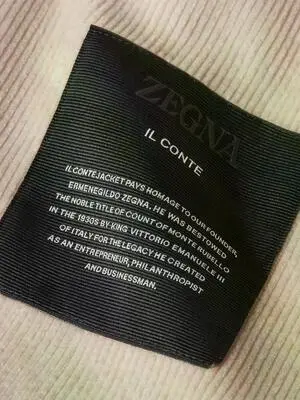 Zegna Light-taupe Royal Cord Il Conte Jacket