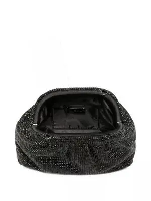 TWENTY FOURHAITCH Petra Crystal-embellished Ruched Clutch Bag