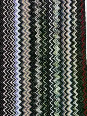 Missoni Zigzag-knit Fringed Scarf