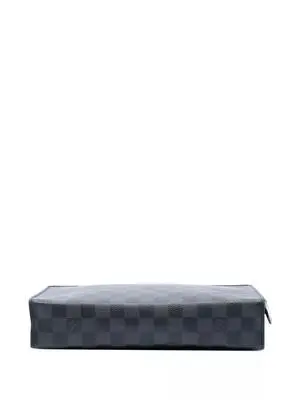 LOUIS VUITTON 2019 Damier Graphite Pochette Voyage Mm Clutch Bag