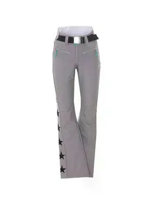 JETSET Tiby Star-print Belted Ski Pants - Grey