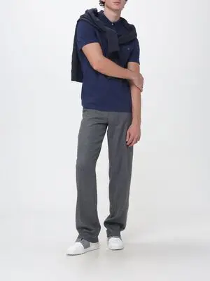 Valentino Garavani Metal Logo Appliqué Cotton Piqué Polo Shirt