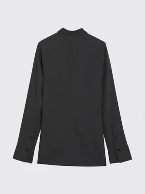 TOTEME Long-sleeved Slim Fit Wool-blend Shirt With French Collar