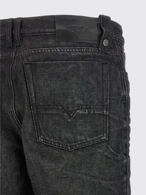 DIESEL® D-voeed Mid-rise Wide Leg Jeans In Gray Stretch Denim