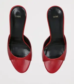 JUDE Leather Haze Heeled Sandals 80