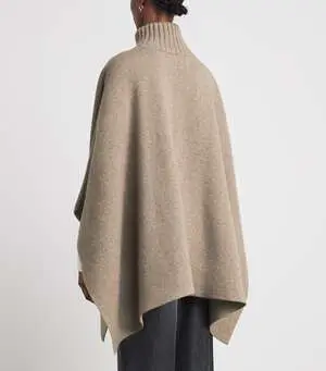 BARRIE Cashmere-blend Button-up Cape