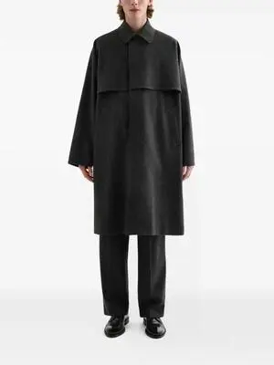 JIL SANDER Oversized Water-repellent Wool Coat