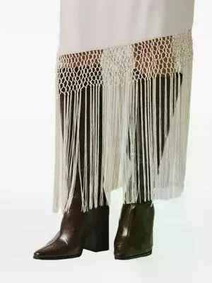 BAOBAB Austin Fringe-trimmed Maxi Skirt