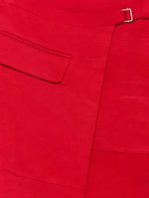 TELA Beatrix Wrap-style Mini Skirt