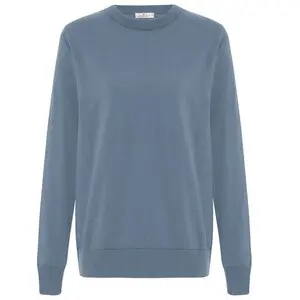 PERALUNA Mateo O Neck Pullover - Blue