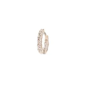 BY EDA DOGAN Averie Baguette Spark Hoop - Silver