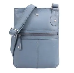 LLOYD BAKER LONDON Auli Leather Crossbody Bag - Blue