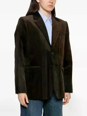 NILI LOTAN Romain Boyfriend Corduroy Single-breasted Jacket