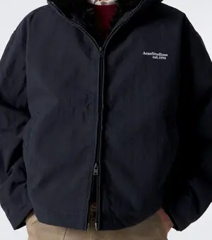 Acne Studios Hooded Canvas Jacket