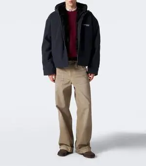 Acne Studios Hooded Canvas Jacket