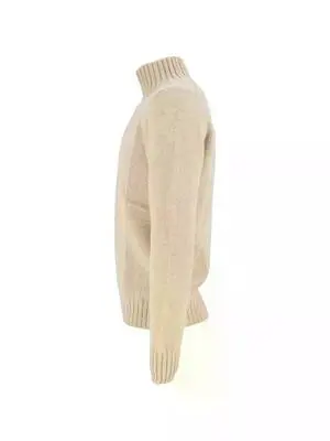 SETTEFILI CASHMERE Check-patterned Sweater - Neutrals