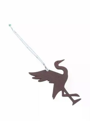 Hermès 2020s Petit H Tsuru Bag Charm - Brown