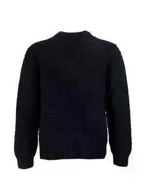 SETTEFILI CASHMERE Waffle-knit Wool Sweater - Blue