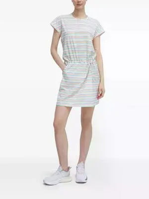 Helly Hansen Striped Drawstring-waist Mini Dress - White