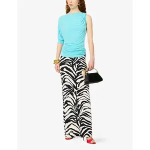 RAT AND BOA Cristi Zebra Woven Maxi Skirt