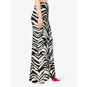 RAT AND BOA Cristi Zebra Woven Maxi Skirt