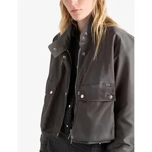 Prada Re-nylon Cropped Shell Jacket
