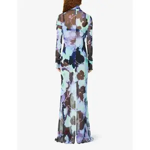 RAT AND BOA Cova Sheer Maxi Dress