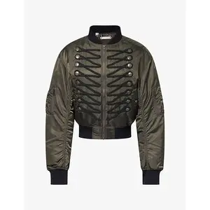 JADED LONDON Irsa Military Nylon Bomber Jacket