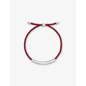 Monica Vinader Mv Linear™ Bold 925 Sterling Cord Friendship Bracelet - Silver