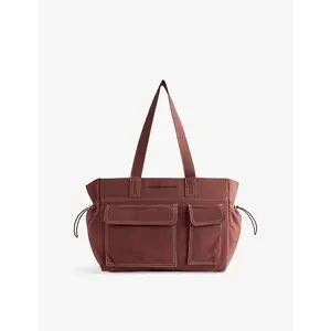 DAMSON MADDER Eliza Nylon Tote Bag - Choc