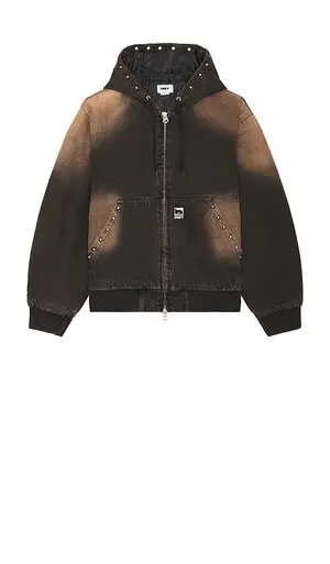 Obey Studded Zip Up Jacket