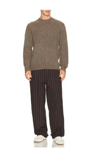 Obey Dean Stripe Pleated Pant - Black