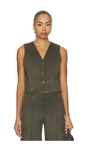 RIPLEY RADER Stretch Suede Vest