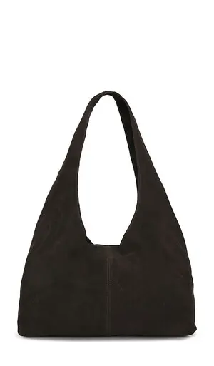 ST. AGNI Suede Soft Bag - Brown