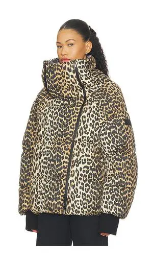 GANNI Future Nylon Printed Quilt Puffer