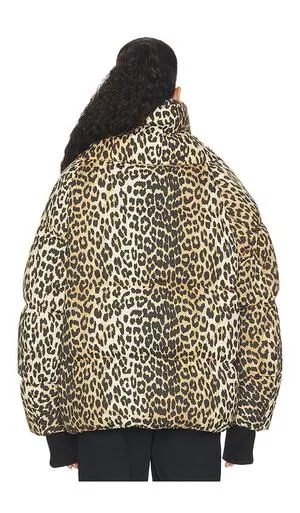 GANNI Future Nylon Printed Quilt Puffer
