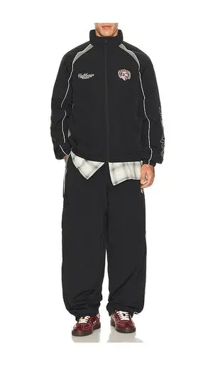 Guess Embroidered Nylon Track Pant