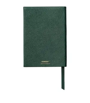Burberry X Smythson Leather Weather For Ducks Soho Notebook
