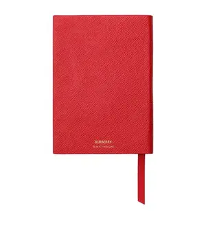 Burberry X Smythson Leather Rain Or Shine Soho Notebook