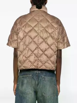 Max Mara Quilted Short-sleeve Jacket - Brown