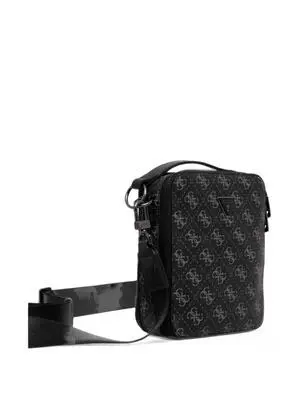 Guess Monogram-print Messenger Bag